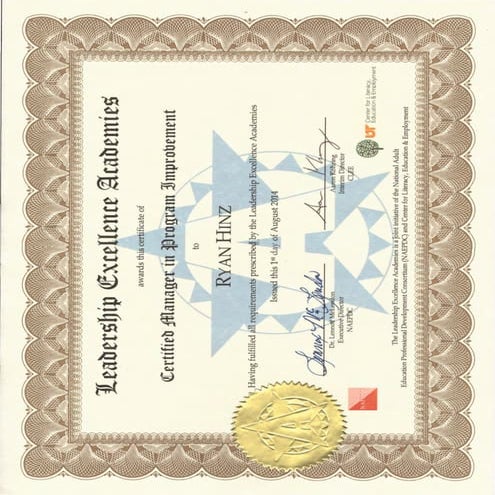 LEA certificate | PDF
