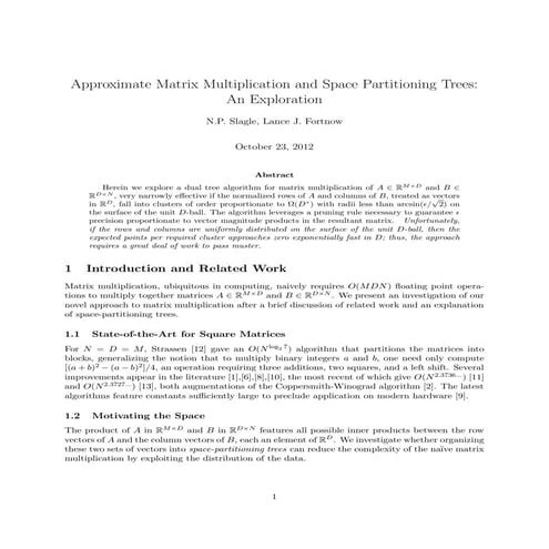 matrixMultiplication | PDF