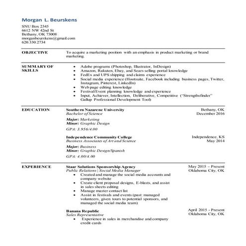My resume | DOC