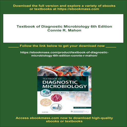 Textbook of Diagnostic Microbiology 6th Edition Connie R. Mahon | PDF