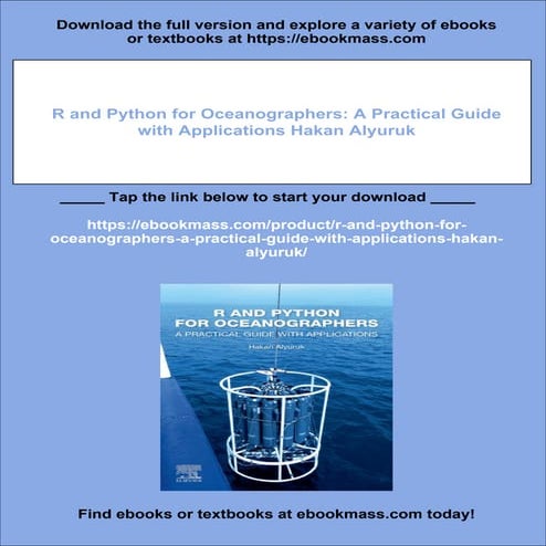R and Python for Oceanographers: A Practical Guide with Applications ...