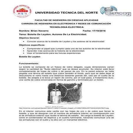 Historia del Capacitor | DOCX