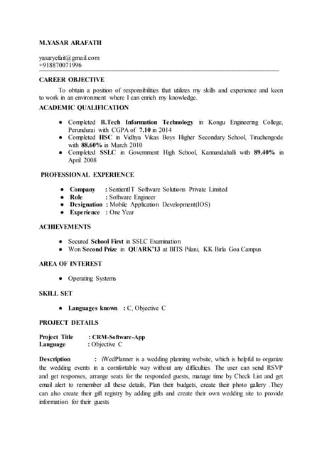 anuradha RESUME (1) | DOC | Business | Business and Finance