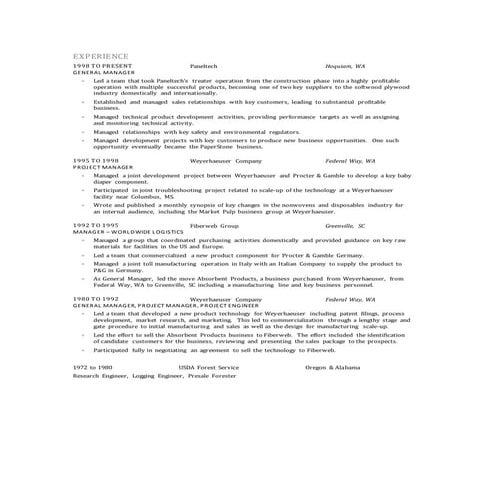 Dave Bloom Resume | PDF