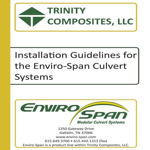 1.Enviro Span Installation Guide | PDF