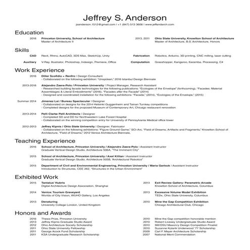 Anderson_Resume | PDF | Civil Engineering Industry | Industries