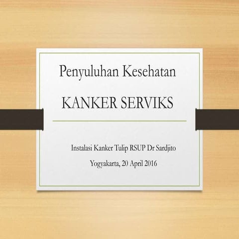 PPT kanker serviks | PPTX