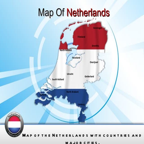 Netherlands States Powerpoint Map Templates | Netherlands Powerpoint ...