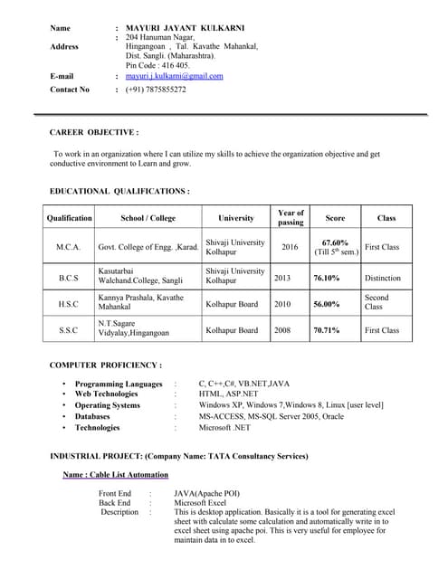 JAGADEESH RESUME | PDF