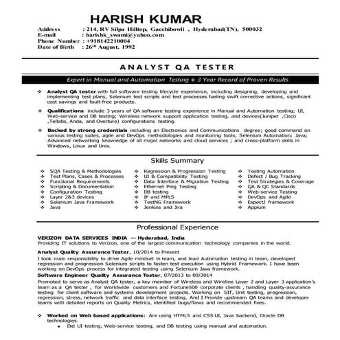 Harish_Resume_New | DOCX