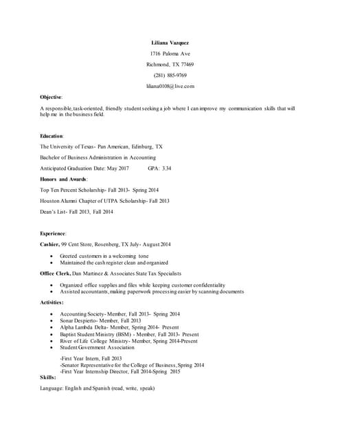 Resume 2015 | PDF