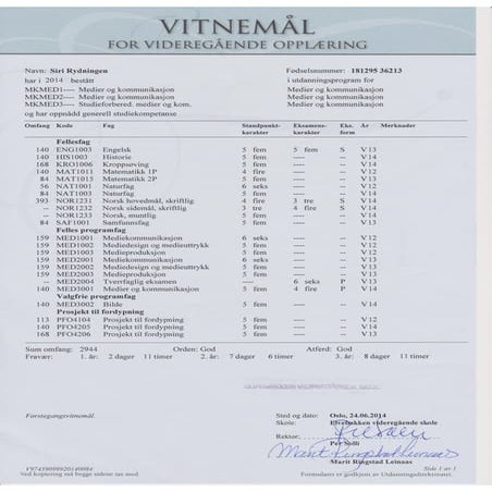 Vitnemål- siri | PDF