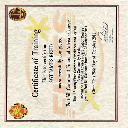 Financial Advisor Cert | PDF