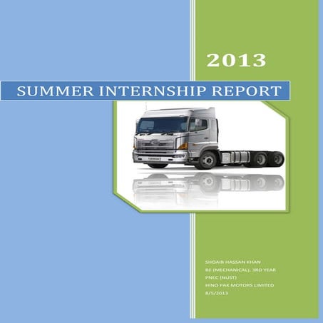 SUMMER INTERNSHIP REPORT.coloured | PDF