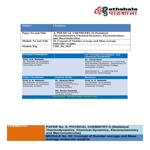 32, Concept of Number average and Mass average.docx