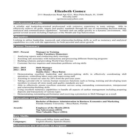 OLIVIA BARTOLOWITS 2016 garci Resume | DOCX