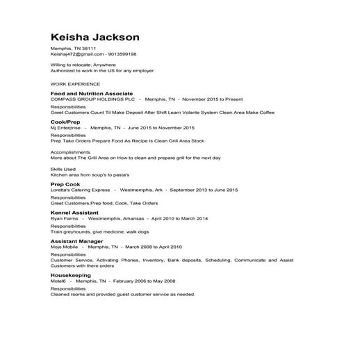Lisa's Resume | PDF