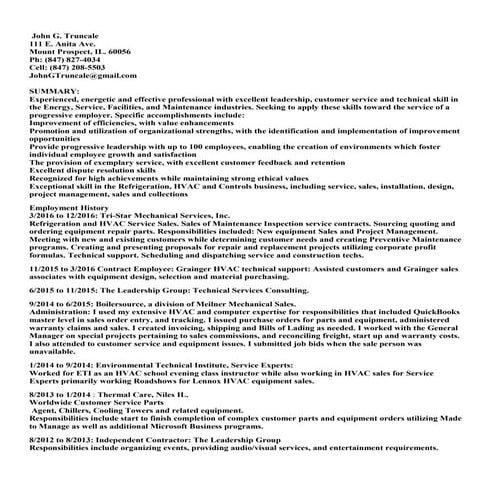 Truncale Resume-12-2016 | PDF