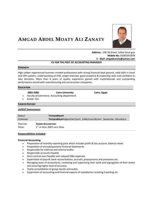 Ahmed cv | PDF