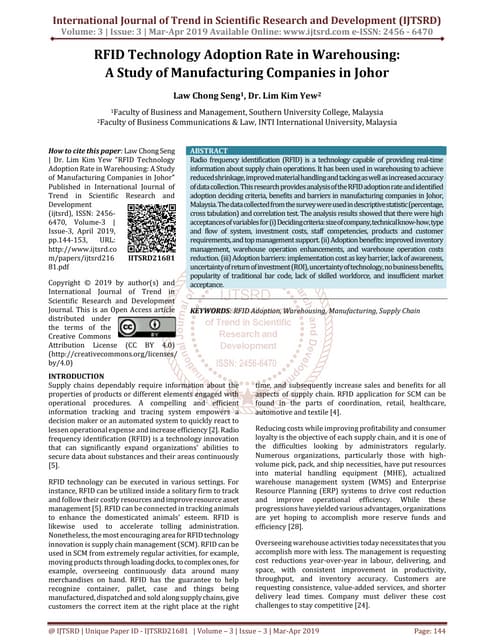 RFID and MRP IN TEXTILE AND APPAREL INDUSTRY.ppt