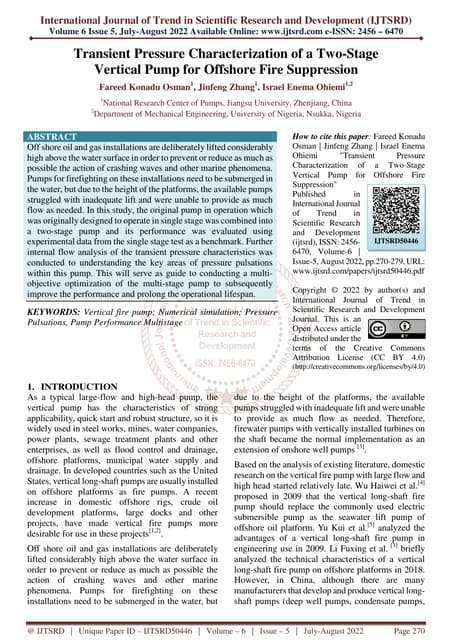Water Hammer Analysis in Long Pipelines | PDF