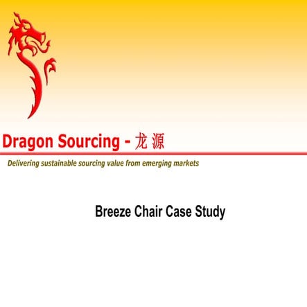 Breeze Chair Case Study | PPTX