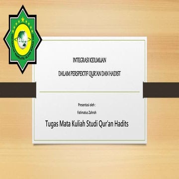 33. FATIMATUS ZAHROH (PPT STUDI QUR'AN HADIST).pptx