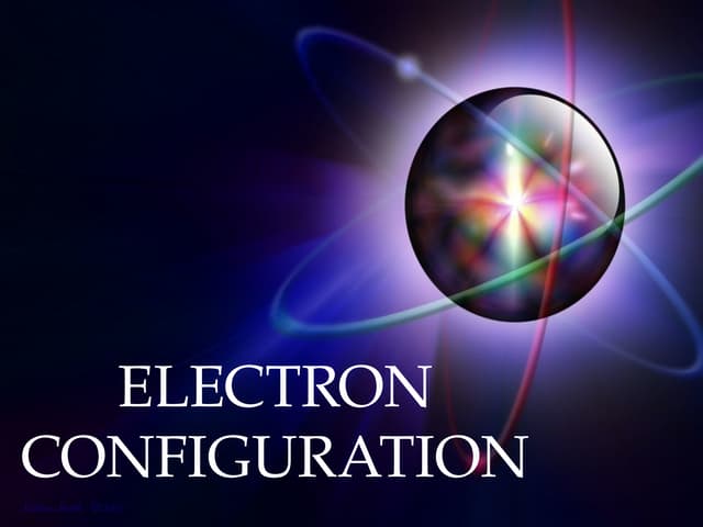 Electronic Configuration | PPT