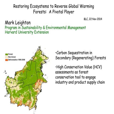 Mark Leighton - Forests: A Pivotal Player | PPTX