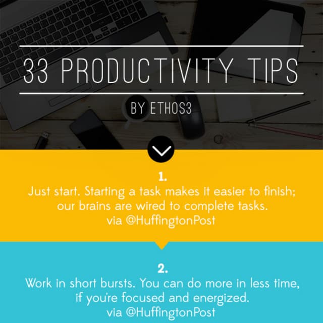 33 Productivity Tips, in 140 Characters or Less | PDF