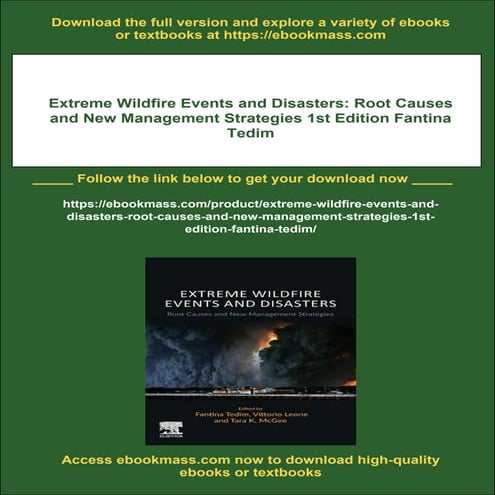 Extreme Wildfire Events and Disasters: Root Causes and New Management ...