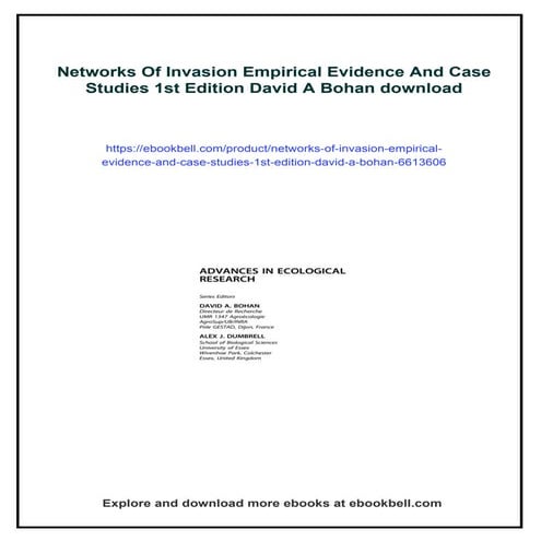 Networks Of Invasion Empirical Evidence And Case Studies 1st Edition ...