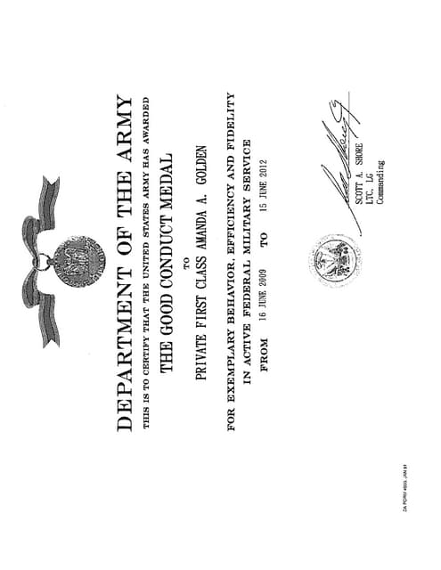 Army transcripts | PDF