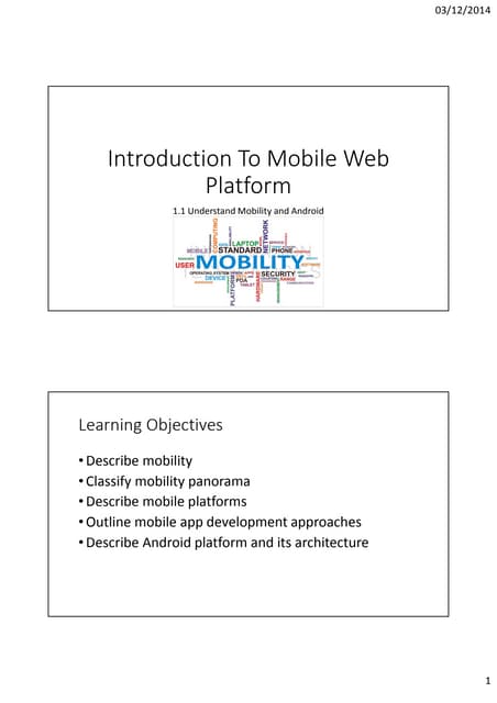 User interfaces for mobile applications | PPT