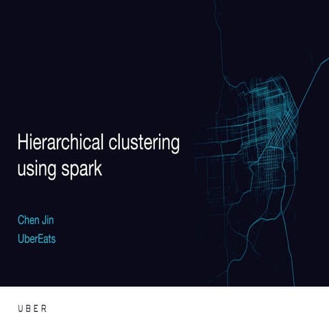 A Scalable Hierarchical Clustering Algorithm Using Spark Spark Summit East Talk By Chen Jin Ppt 0113
