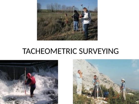 Tacheometry ppt | PPTX