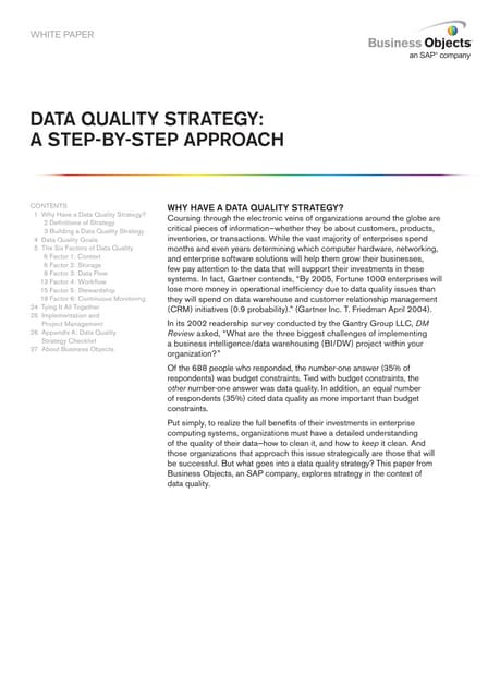 Data Quality Presentation | PPT