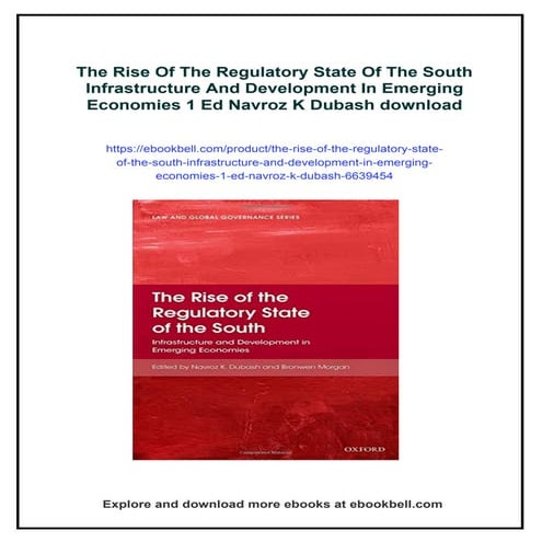 The Rise Of The Regulatory State Of The South Infrastructure And ...