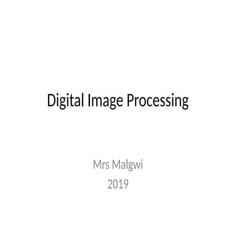 Radiographic procedure (introduction to basic digital image processing ...