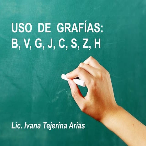 Uso de b, v, c, z, ... | PPTX