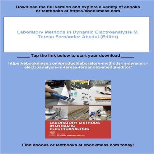Laboratory Methods in Dynamic Electroanalysis M. Teresa Fernández ...