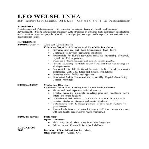 Tricia Bender Resume | PDF