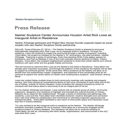 Press Release Sample | PDF