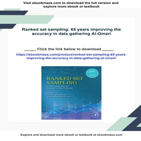 Ranked set sampling: 65 years improving the accuracy in data gathering Al-Omari | PDF