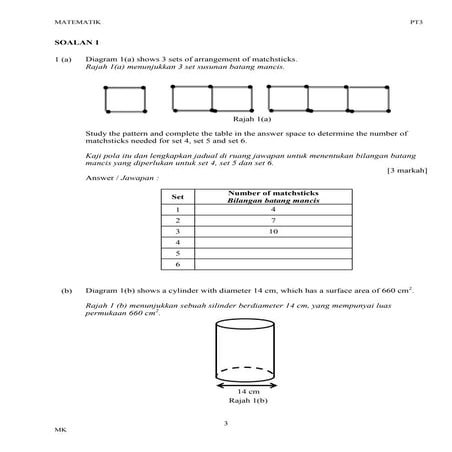 PT3 Matematik Trial | PDF