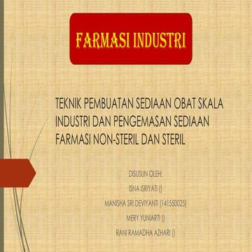 TSF Steril Pertemuan 10 Pengemas (Packaging).pptx