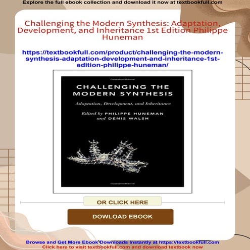 The Extended Evolutionary Synthesis: new theory, new practices, new ...