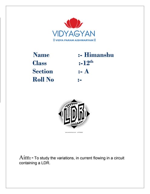 Light_Sensors.pptx | Cameras and Camcorders | Consumer Electronics