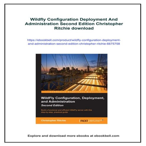 Wildfly Configuration Deployment And Administration Second Edition Christopher Ritchie | PDF