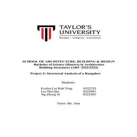 Building Structures Report (Group and Individual) | PDF